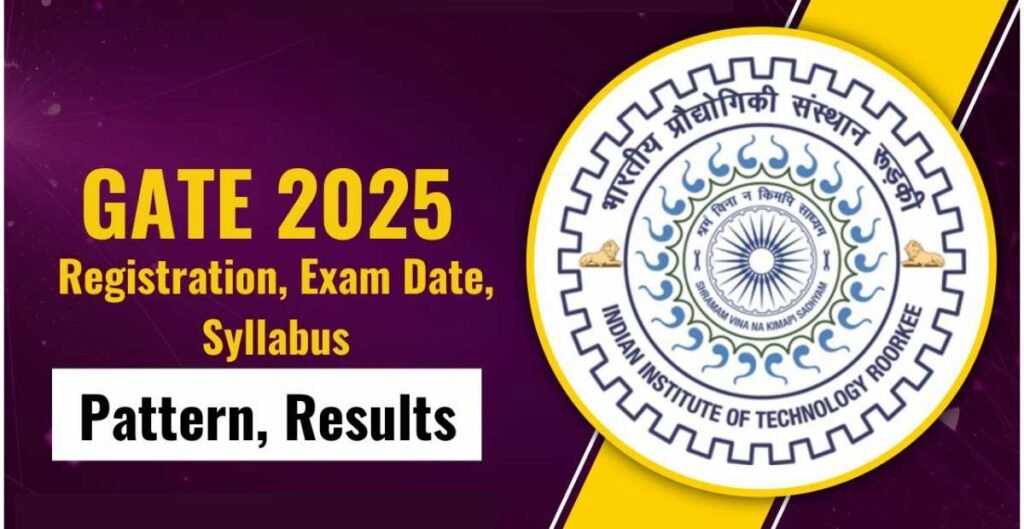 GATE 2025: Exam Date, Eligibility Details Apply Online Form