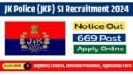 JK Police (JKP) SI Recruitment 2024 Notice Out For [669 Post ...
