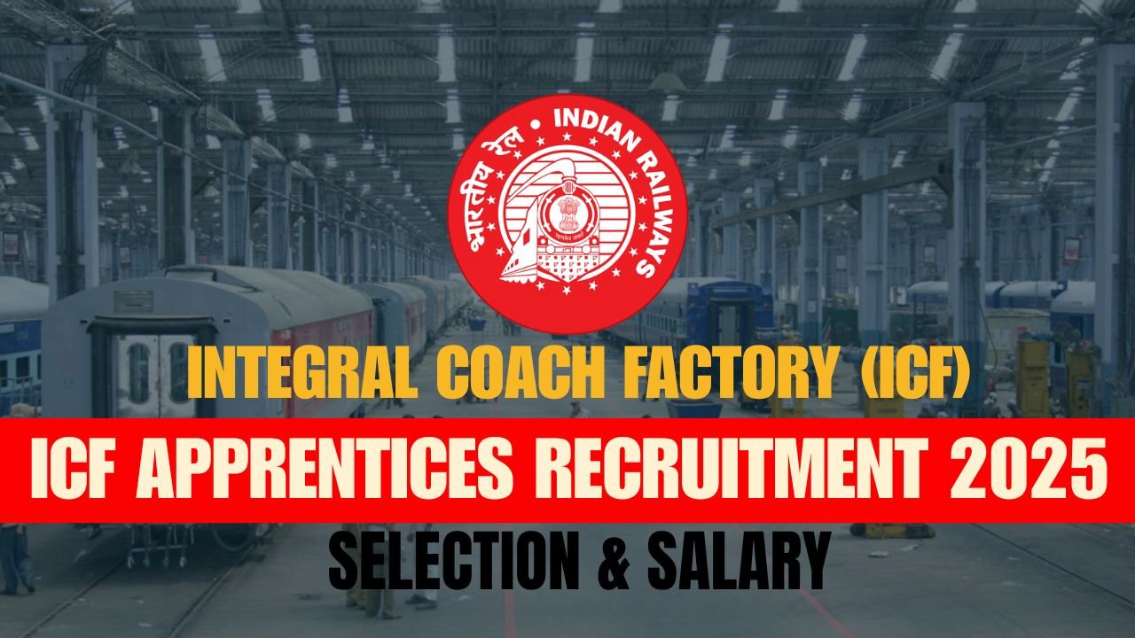 ICF Apprentices Recruitment 2025 - 10th Pass Best Vacancy Apply Online