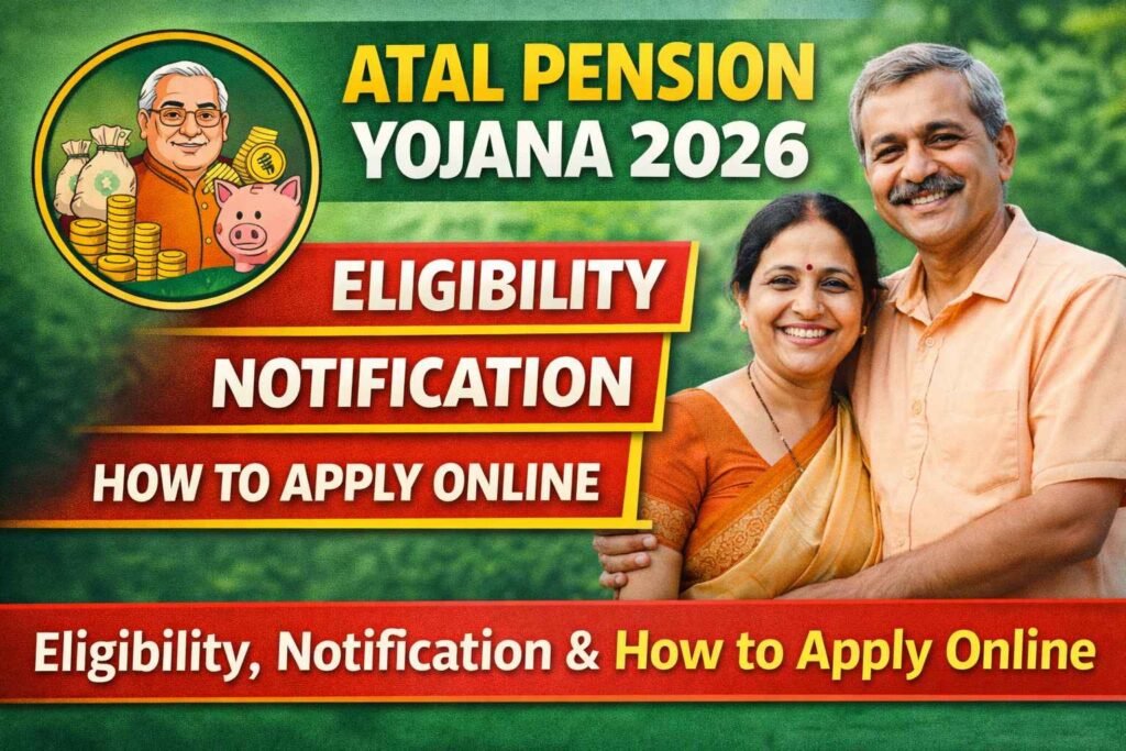Atal Pension Yojana 2026 — Eligibility, Notification & How to Apply Online