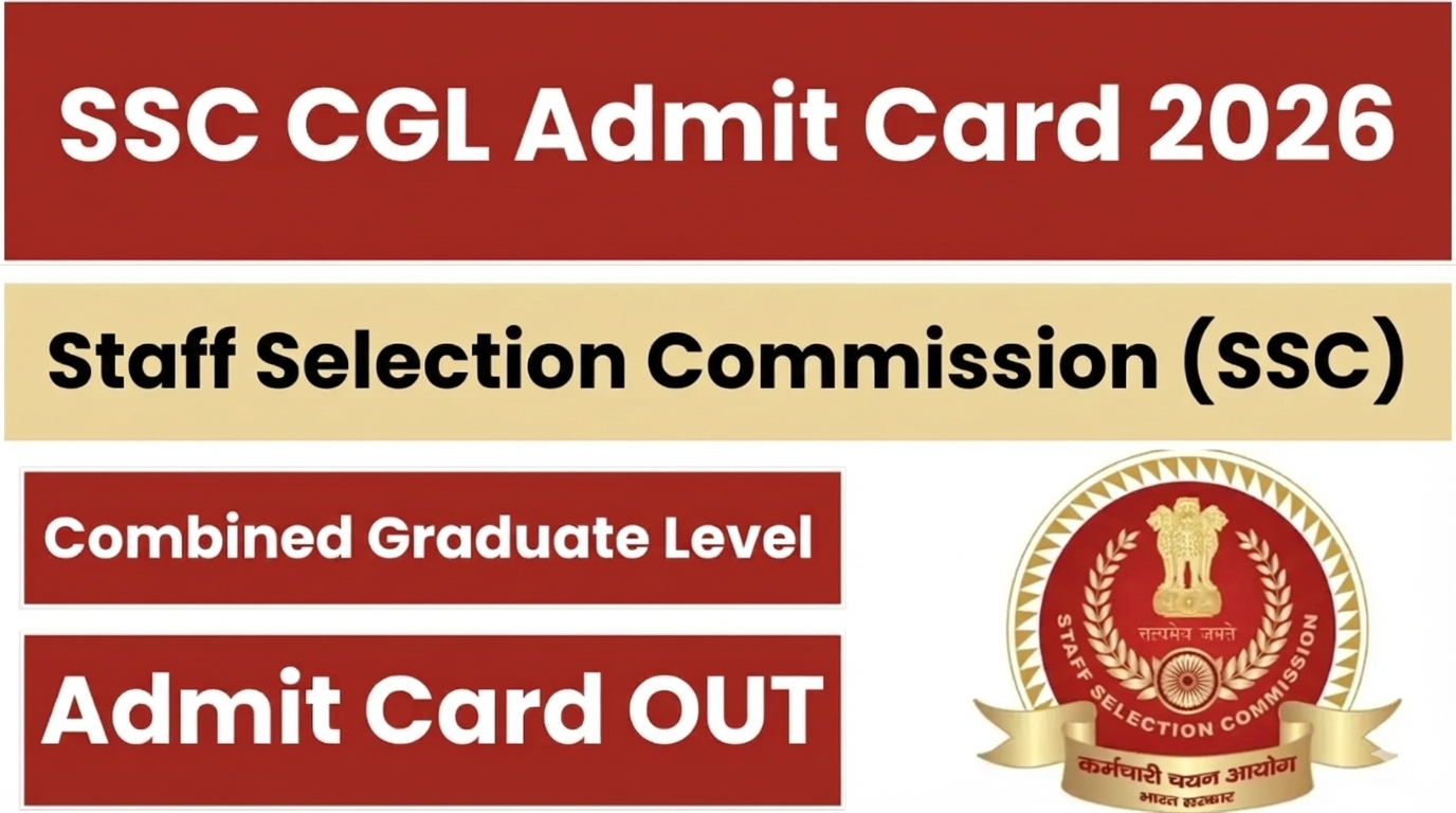 SSC CGL Admit Card 2026 Tier II Exam Schedule Notice OUT